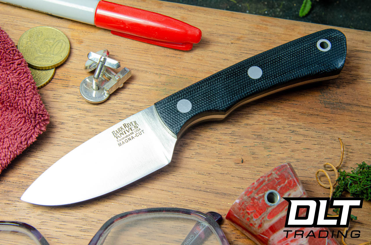 Bark River PSK EDC MagnaCut Black Canvas Micarta