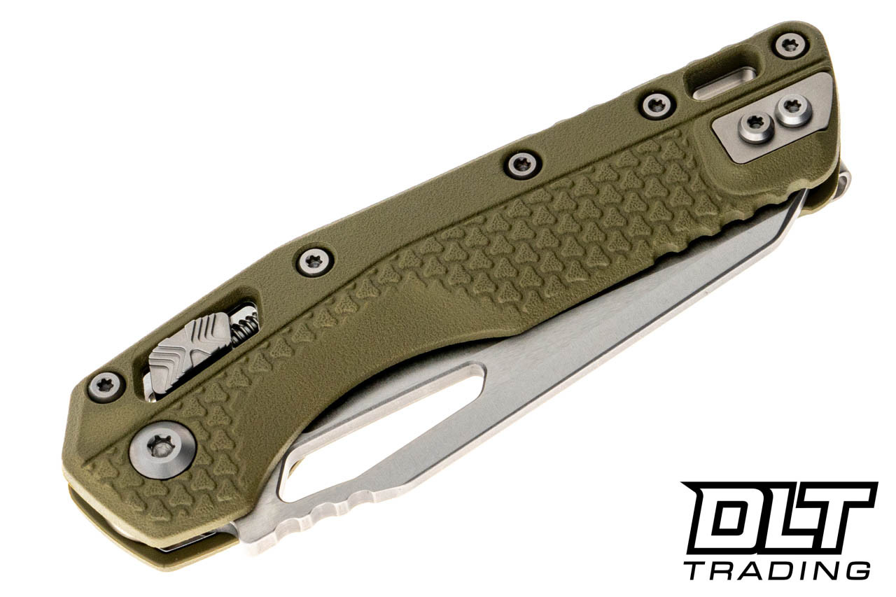Microtech 210T-10PMOD MSI S/E - OD Green Injection Molded Handle ...