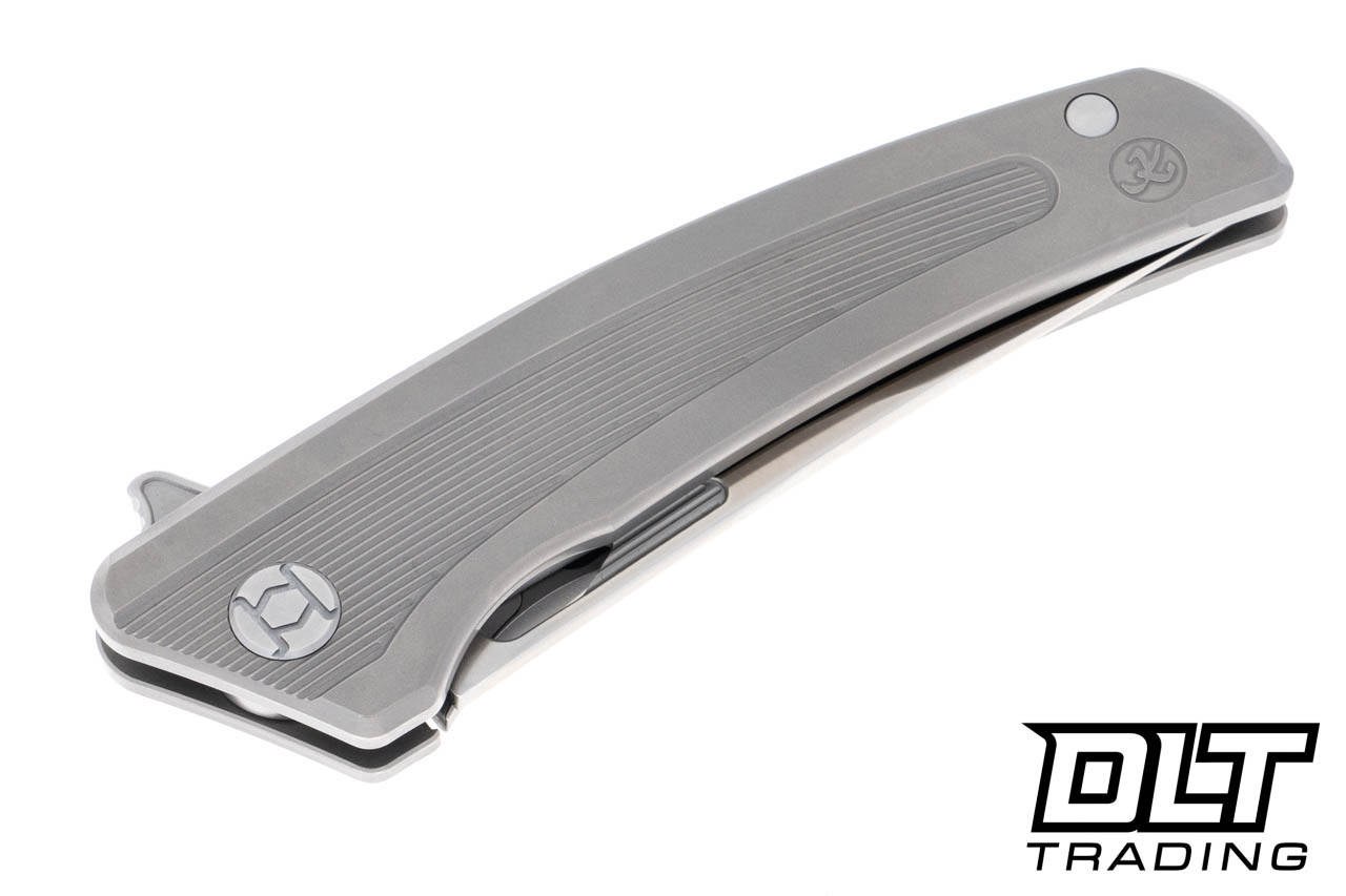 Kunwu Ronin Ii Bead Blasted Titanium Satin Elmax Blade Dlt Trading