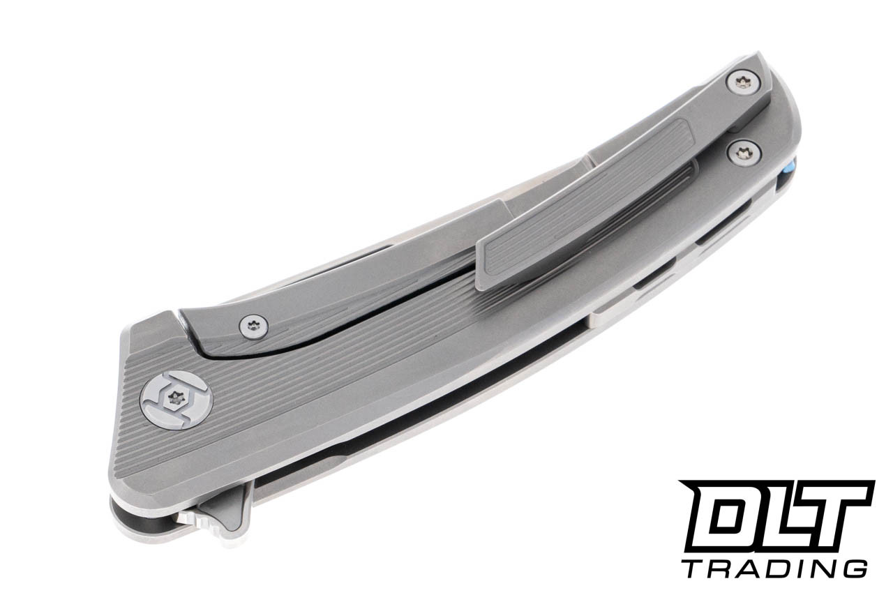 Kunwu Ronin Ii Bead Blasted Titanium Satin Elmax Blade Dlt Trading