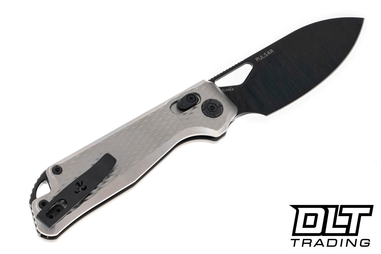 Kunwu Pulsar Diamond Textured Titanium Satin Dlc Elmax Blade Dlt