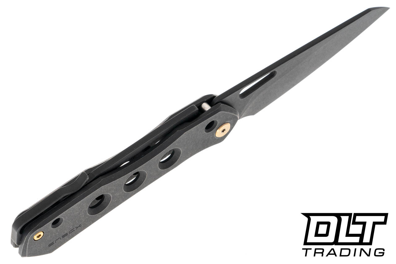 WE Knife Vision R - Black Titanium - 20CV Black Stonewashed Blade - DLT ...