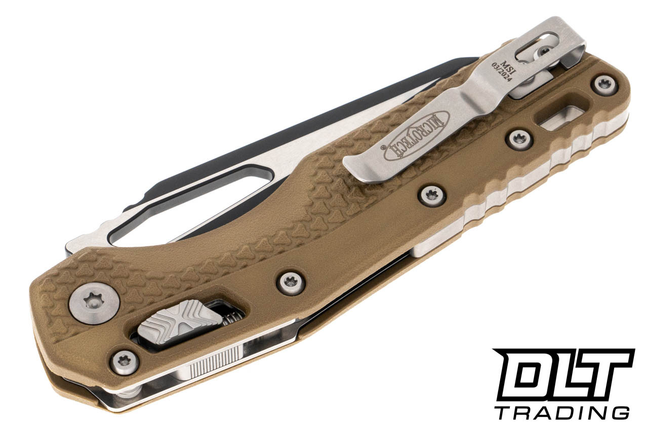 Microtech 210t 1pmde Msi Se Dark Earth Injection Molded Handle