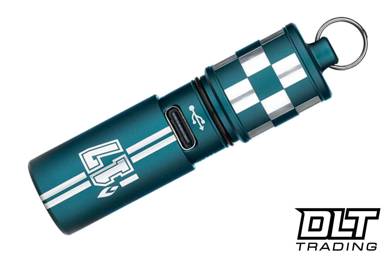 Olight i17 USB-C Rechargeable EDC Keychain - Checkered Flag - DLT Trading