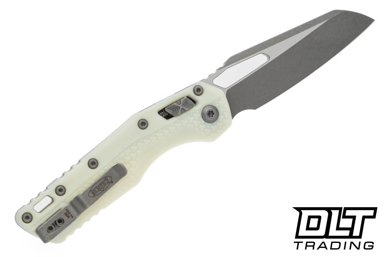 Microtech 210T-10APPMWH MSI S/E - White Injection Molded Handle ...