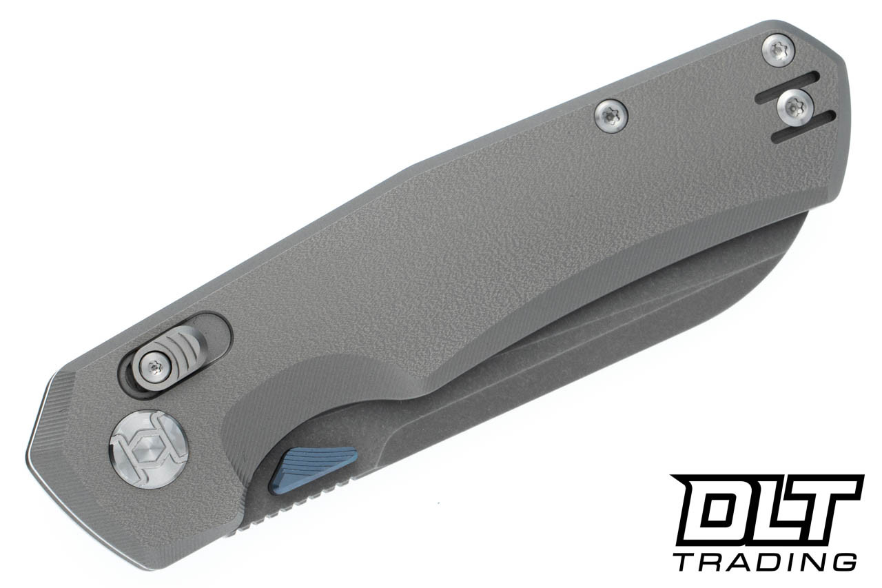 Kunwu Chad Orange Peel Titanium Stonewashed Pm60 Blade Titanium