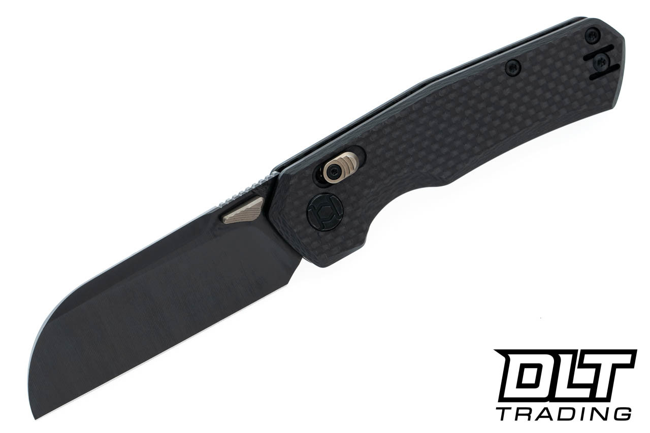 Kunwu Compact Chad Dlc Pm60 Blade Carbon Fiber Handle Dlt Trading