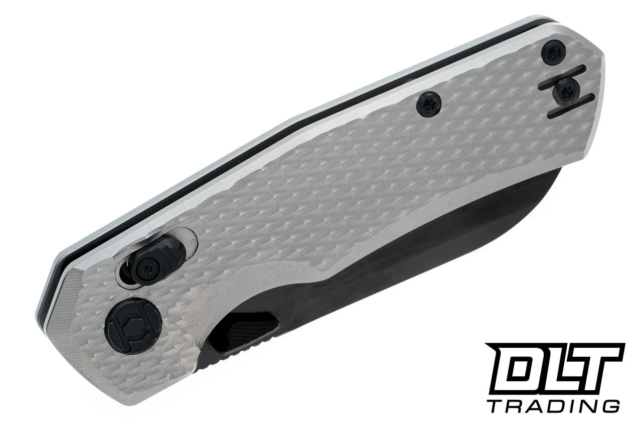 Kunwu Compact Chad Dlc Pm60 Blade Diamond Texture Titanium Dlt