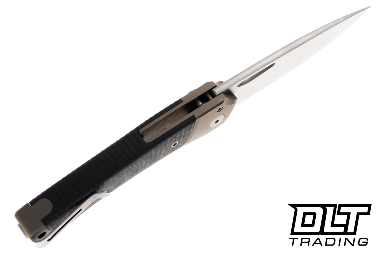 LionSteel Twain MagnaCut - Bronze Titanium Frame - Carbon Fiber Inlay ...