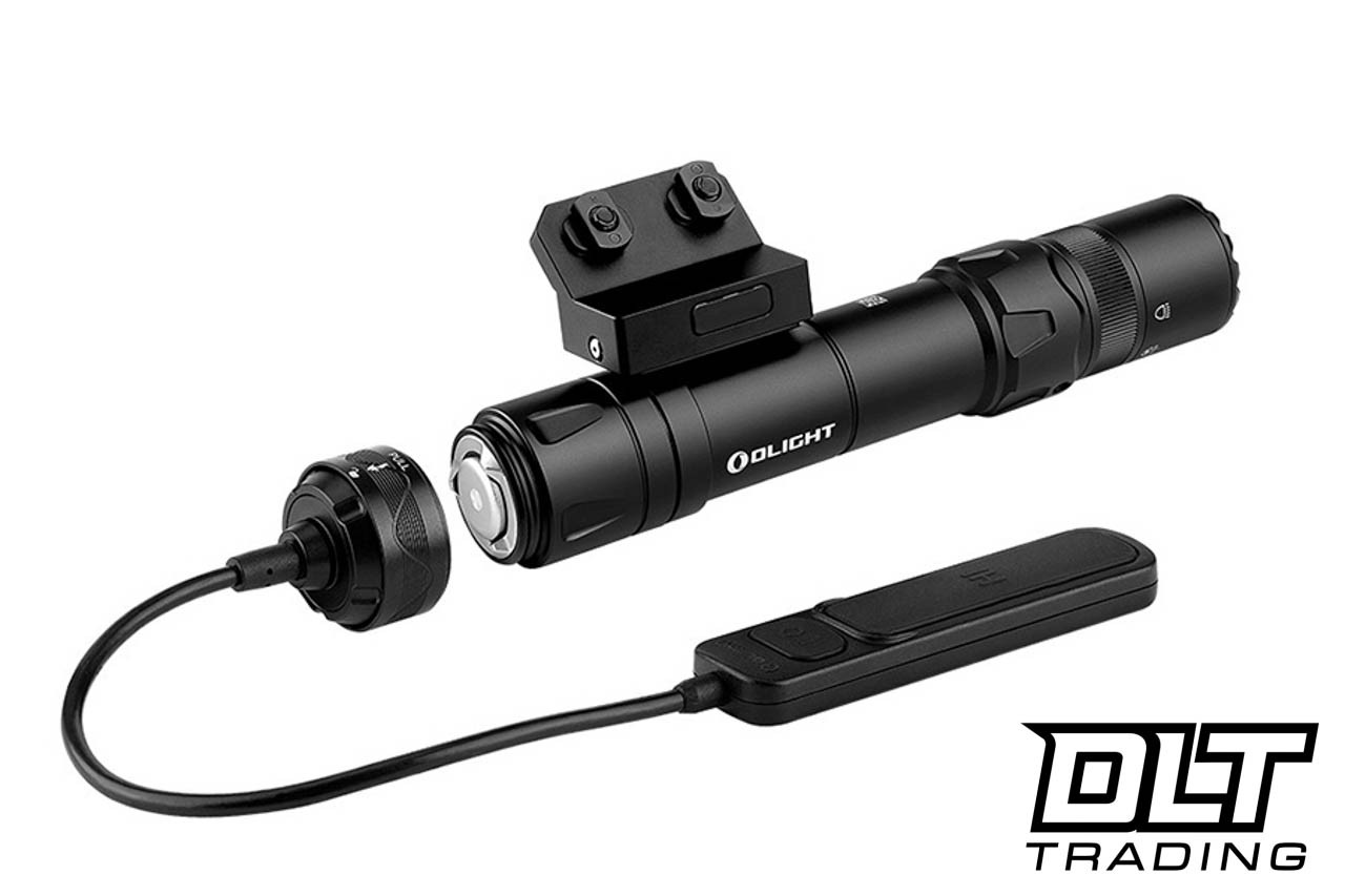 Olight Odin GL - Black with Green Laser - M-LOK Rail Mount - DLT Trading