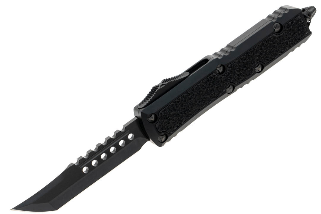 Microtech 126H-1DLCTSH Daytona Hellhound Shadow - Black Handle - Black ...