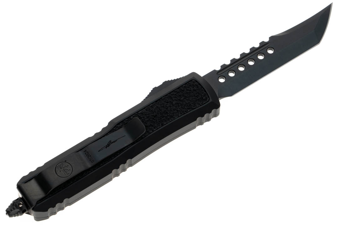 Microtech 126H-1DLCTSH Daytona Hellhound Shadow - Black Handle - Black ...