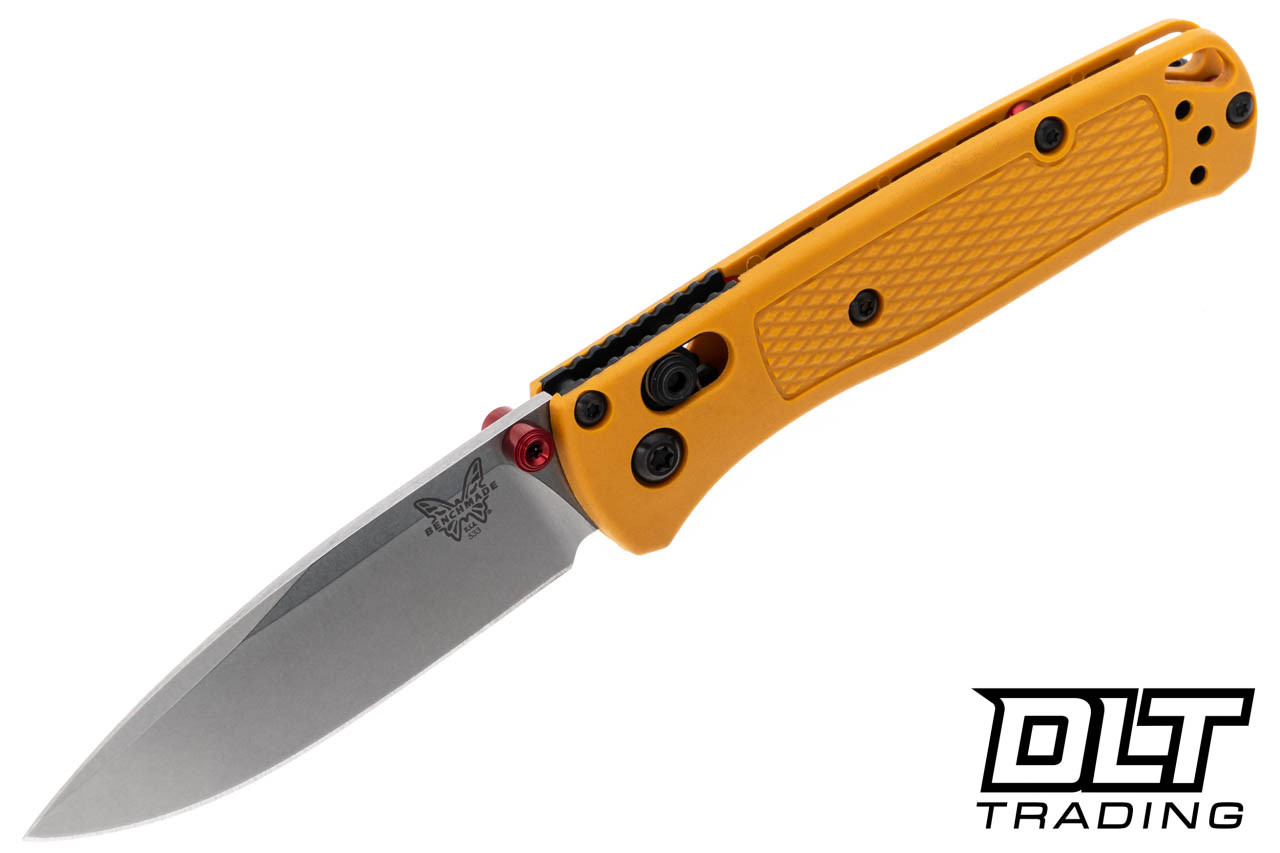 Benchmade 533-08 Mini Bugout - Daybreak Yellow Grivory - Satin S30V ...