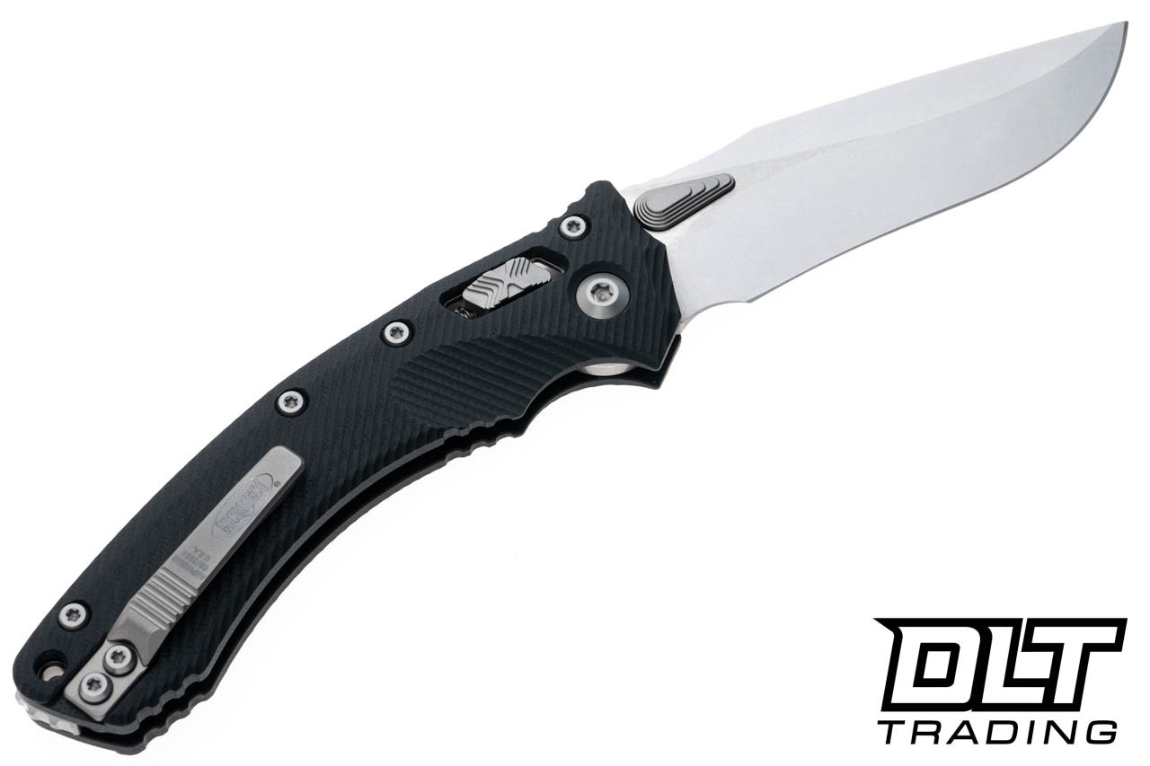 Microtech 137RL-10FLGTBK30 Amphibian Ram-Lok - Fluted Black G-10 ...