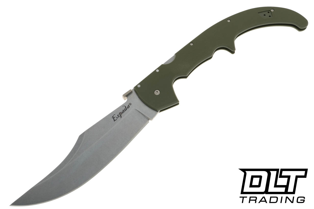 Cold Steel Espada XL - OD Green G-10 - Stonewashed Blade - DLT Trading