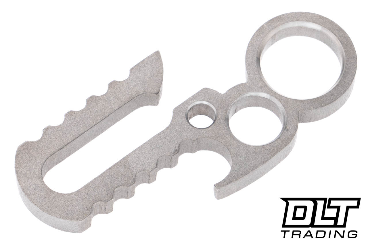 Koch Tools Treble EDC Dangler - Stonewashed Titanium - DLT Trading