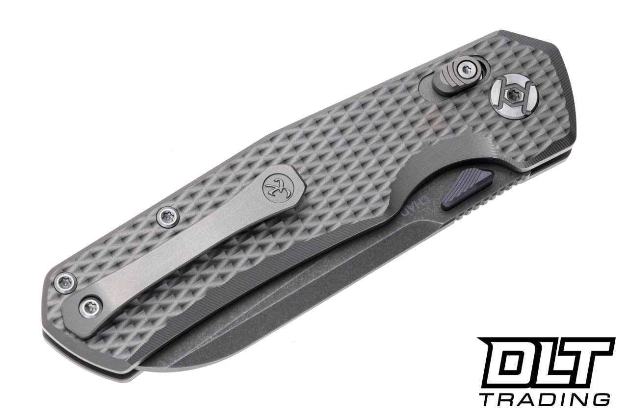 Kunwu Chad Diamond Texture Titanium Stonewashed Pm60 Blade