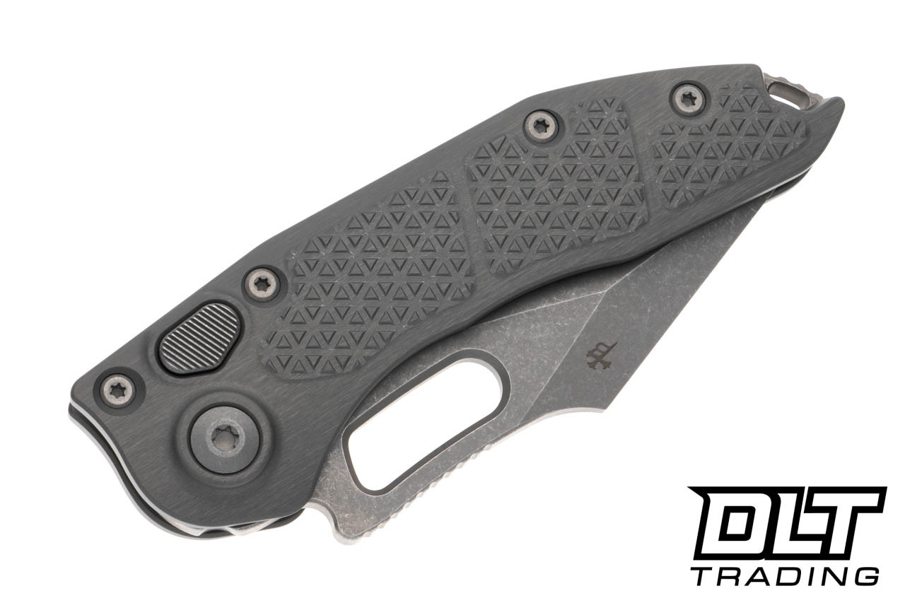Microtech 169-12APNC Stitch S/E - Natural Clear Handle - Apocalyptic ...