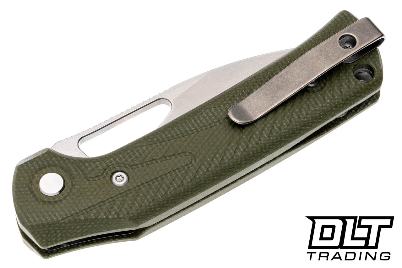 Reate Pl Xe Green Micarta Stonewashed Blade Dlt Trading