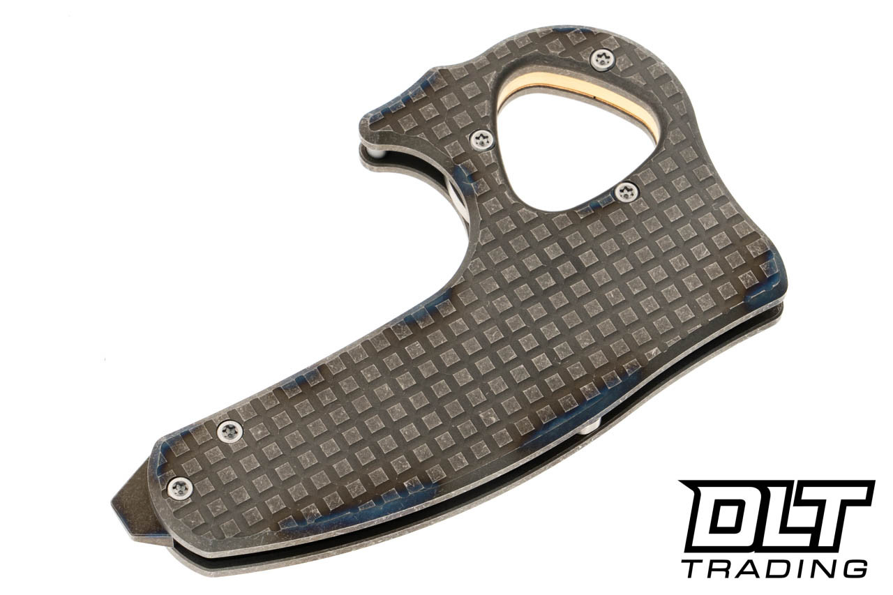 Reate Exo D Flamed Titanium Belt Satin Blade Dlt Trading