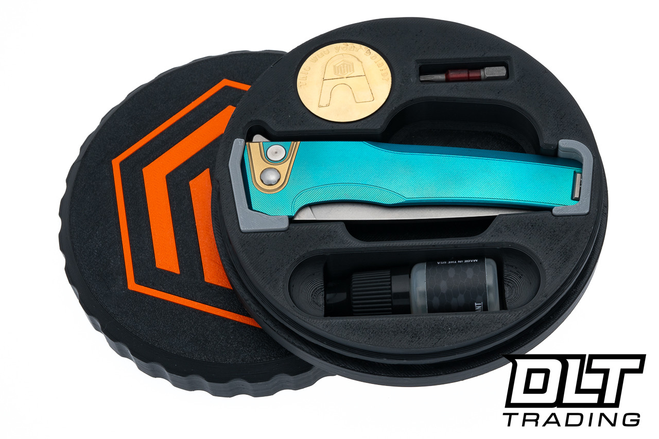 MachineWise Sonora - Aqua Anodized - Fine Step Textured Titanium ...