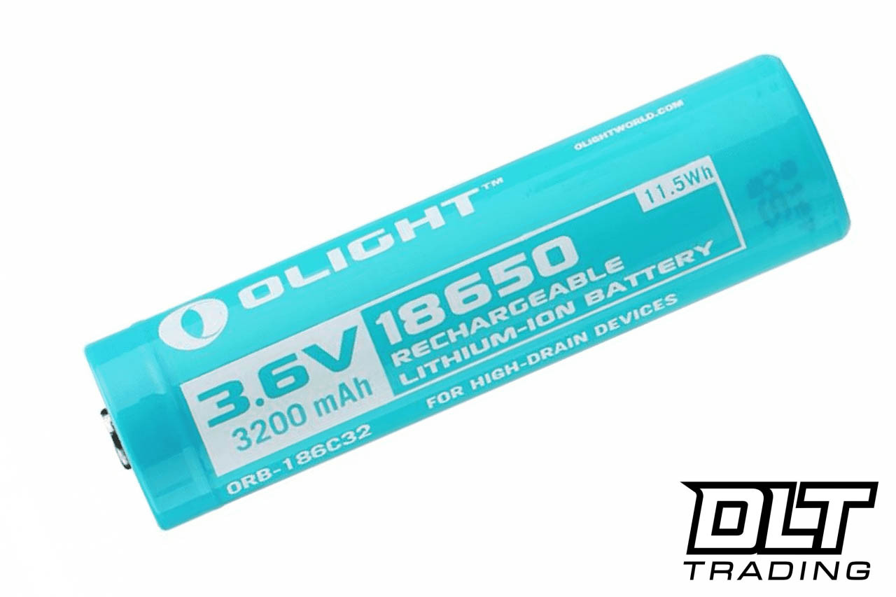 Olight 18650 Rechargeable Battery - 3200 mAh - DLT Trading