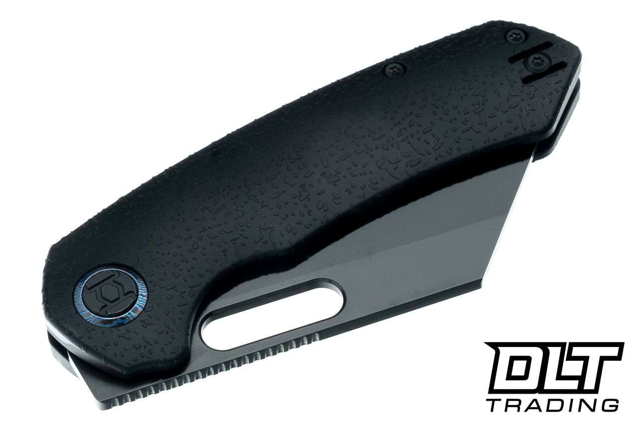 Kunwu Primo Raindrop Texture Pvd Black Titanium Satin Dlc Vancron