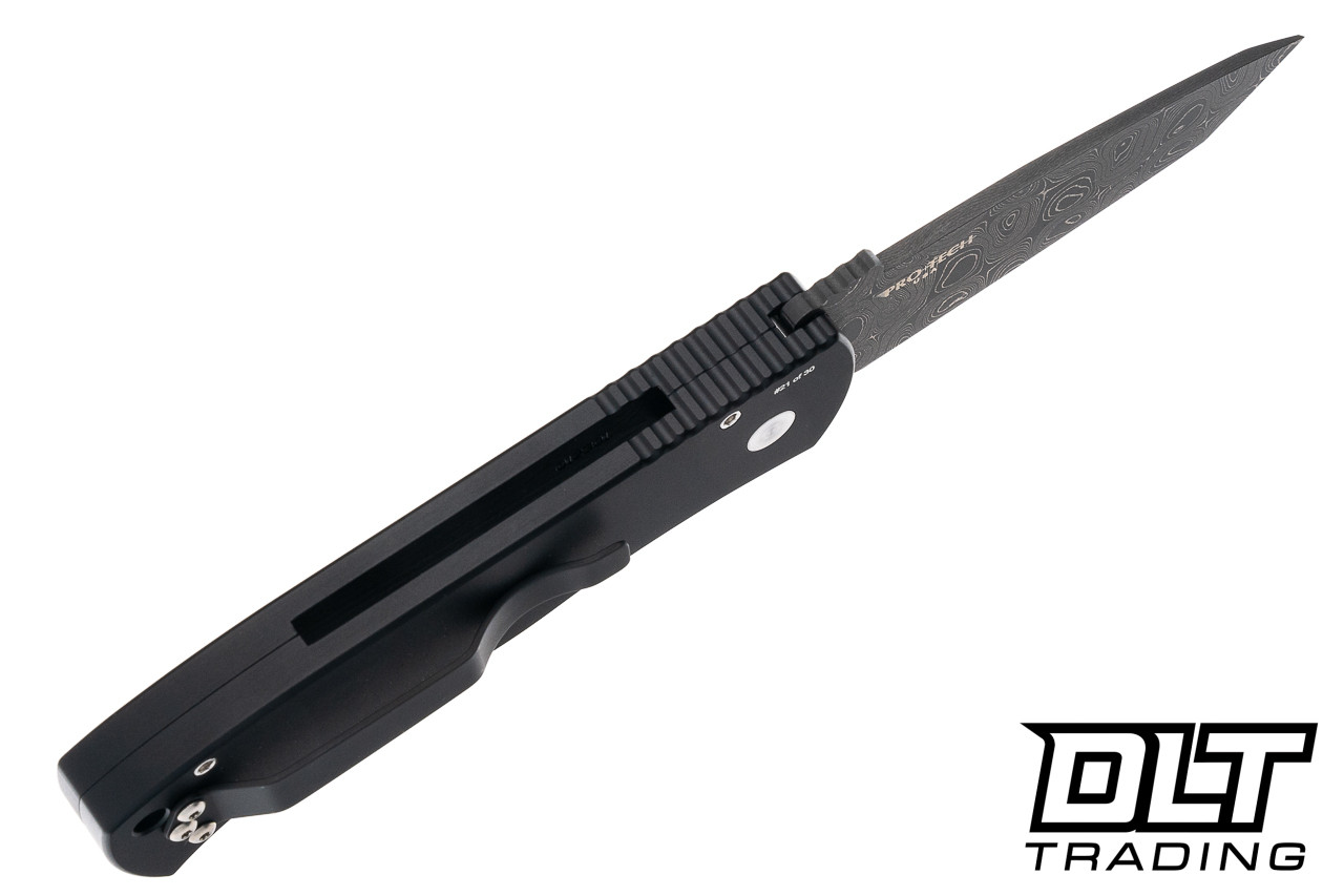 Pro Tech Emerson Cqc 7 Custom Black Handle Chad Nichols Stainless