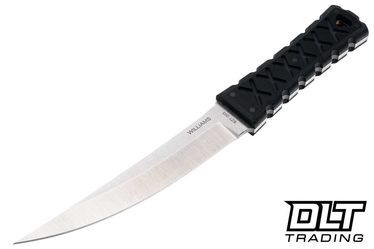 Williams Blade Design Shobu Zukuri Tanto - Double Black Canvas Micarta ...