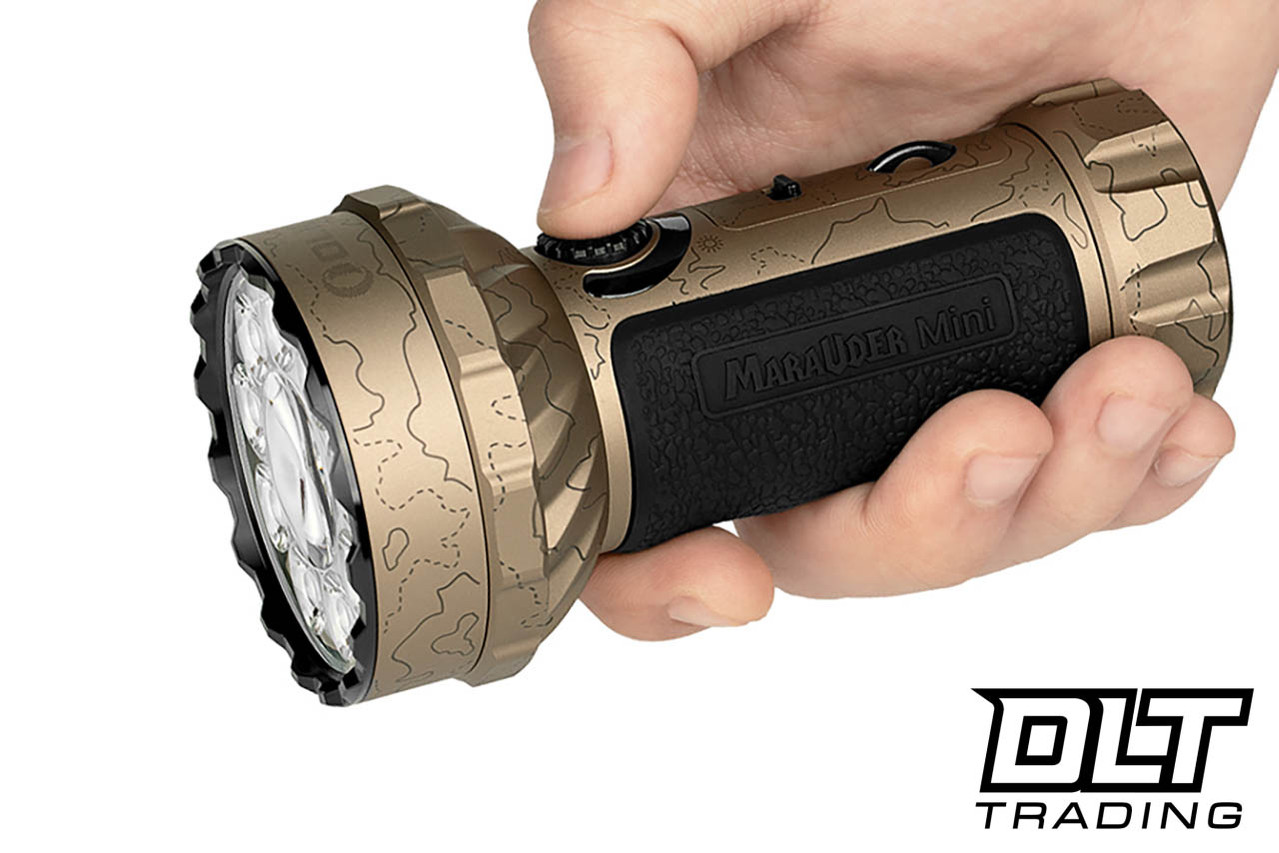 Olight Marauder Mini Powerful LED Flashlight with RGB - Desert Terrain ...