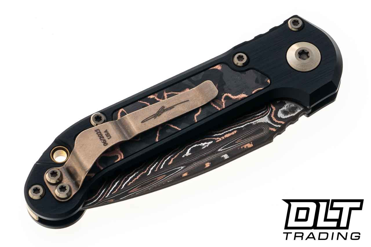Microtech 1135-16MS1 LUDT Marfione Select - Blued Baker Forge Coppermai ...