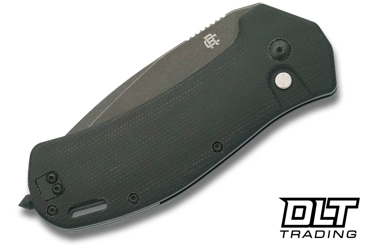 RoseCraft Blades MA-12 Button Lock - Black G-10 - DLT Trading