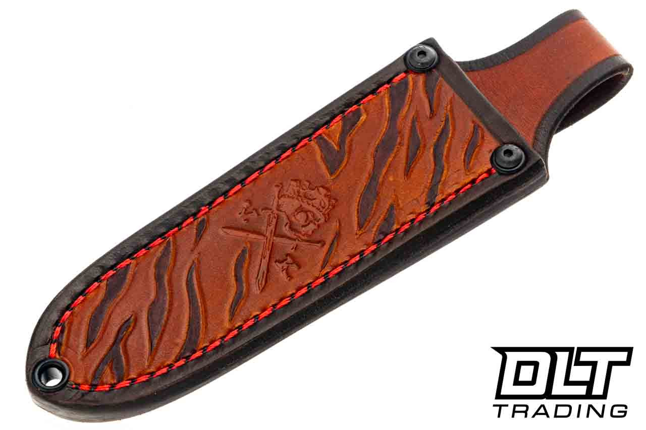 Vehement Knives - Custom Foreman - Natural Frag Micarta - Red Liners ...