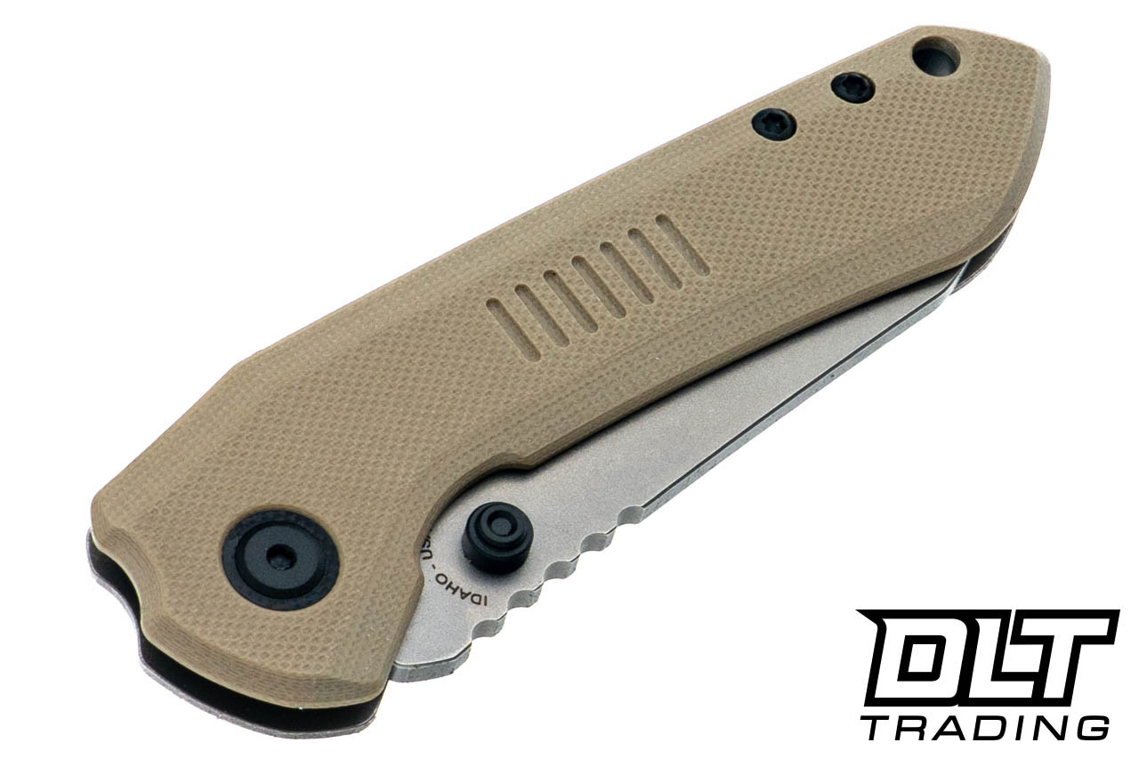 Millit Overland - Tan G-10 - Black Collar and Backspacer - S35VN ...