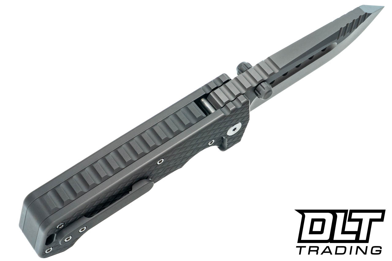PMP Ultimate Alpha Beast - Dark Bead Blasted Titanium & Blade - DLT Trading