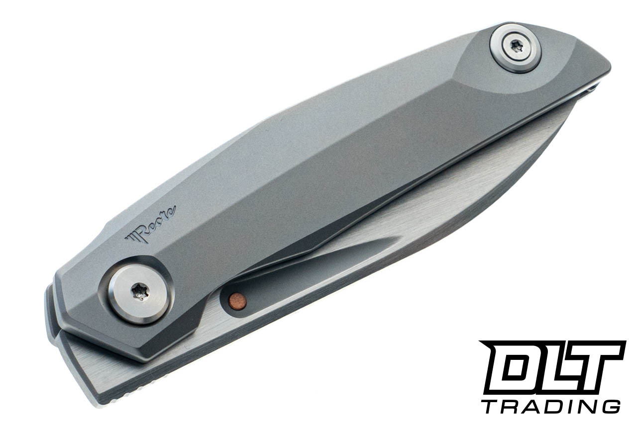 Reate Vulpex VK-ANUB Elmax Hand Rubbed Blade - Bead Blasted Titanium ...