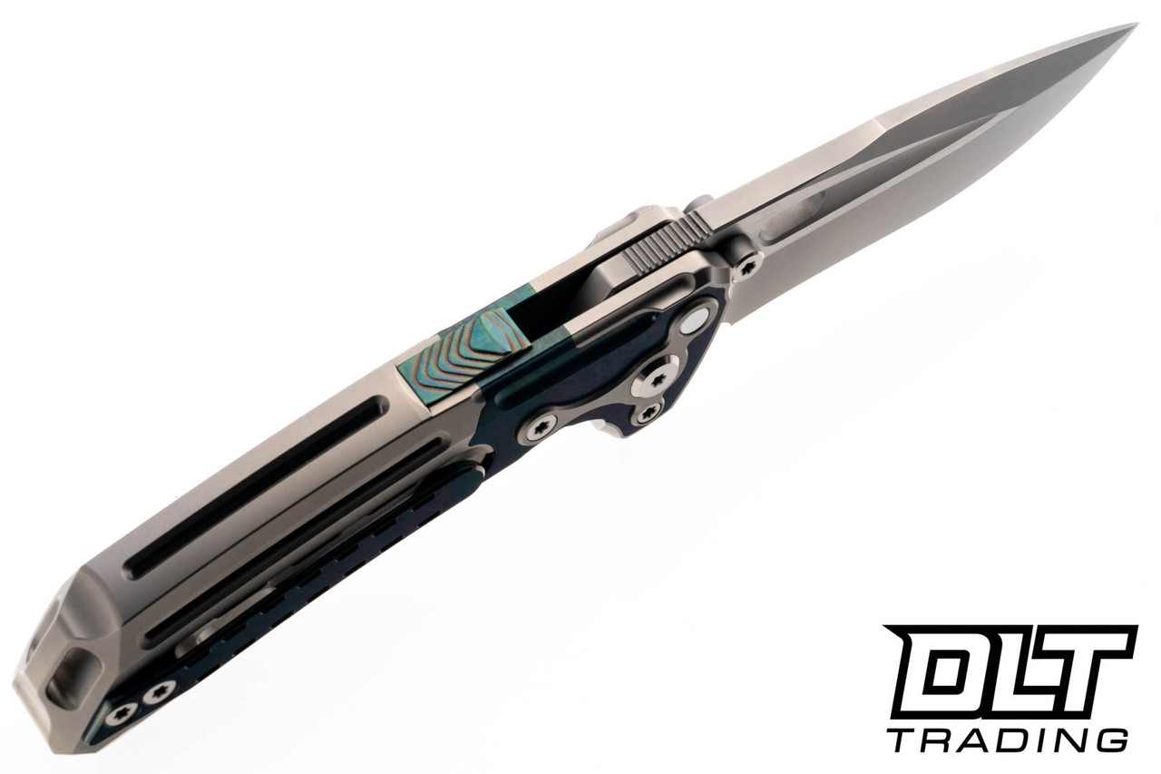 Reate Terminator T600 - Bead Blasted Titanium - Satin MagnaCut Blade ...