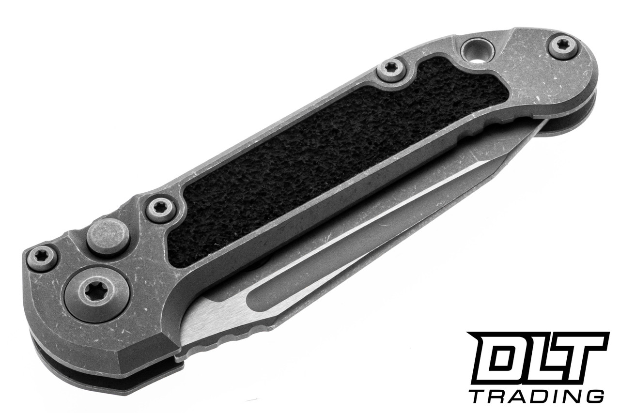 Microtech 1136-10APMS2 L.U.D.T - Apocalyptic Titanium - Textured Inlay ...