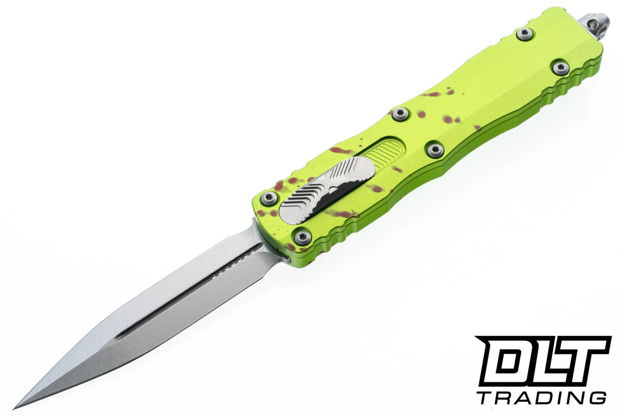 Microtech 227-10Z Dirac Delta D/E - Zombie Tech Handle - Stonewash ...