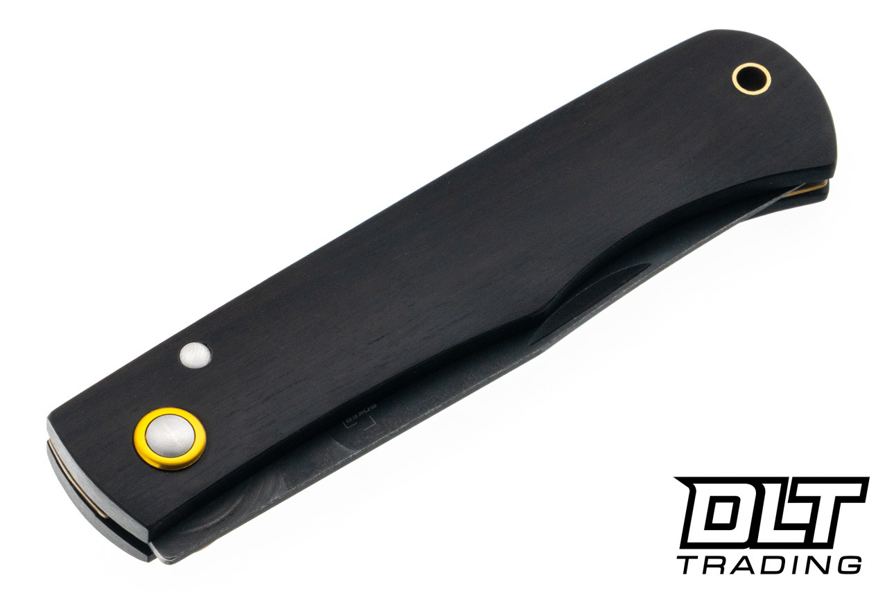 Boker Rusticus - Ebony - Black Stonewash 420 Blade - DLT Trading