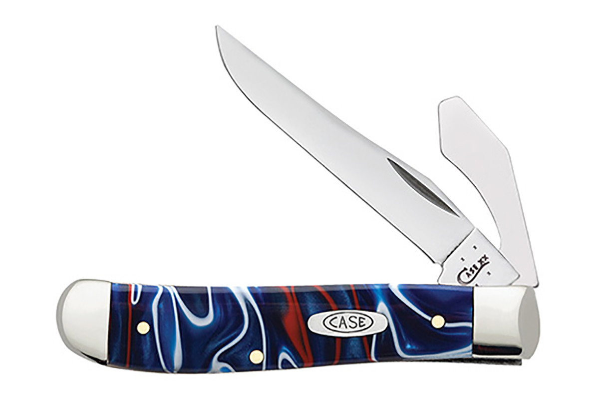 Case Mini Trapper with Cap Lifter Patriot Kirinite - DLT Trading