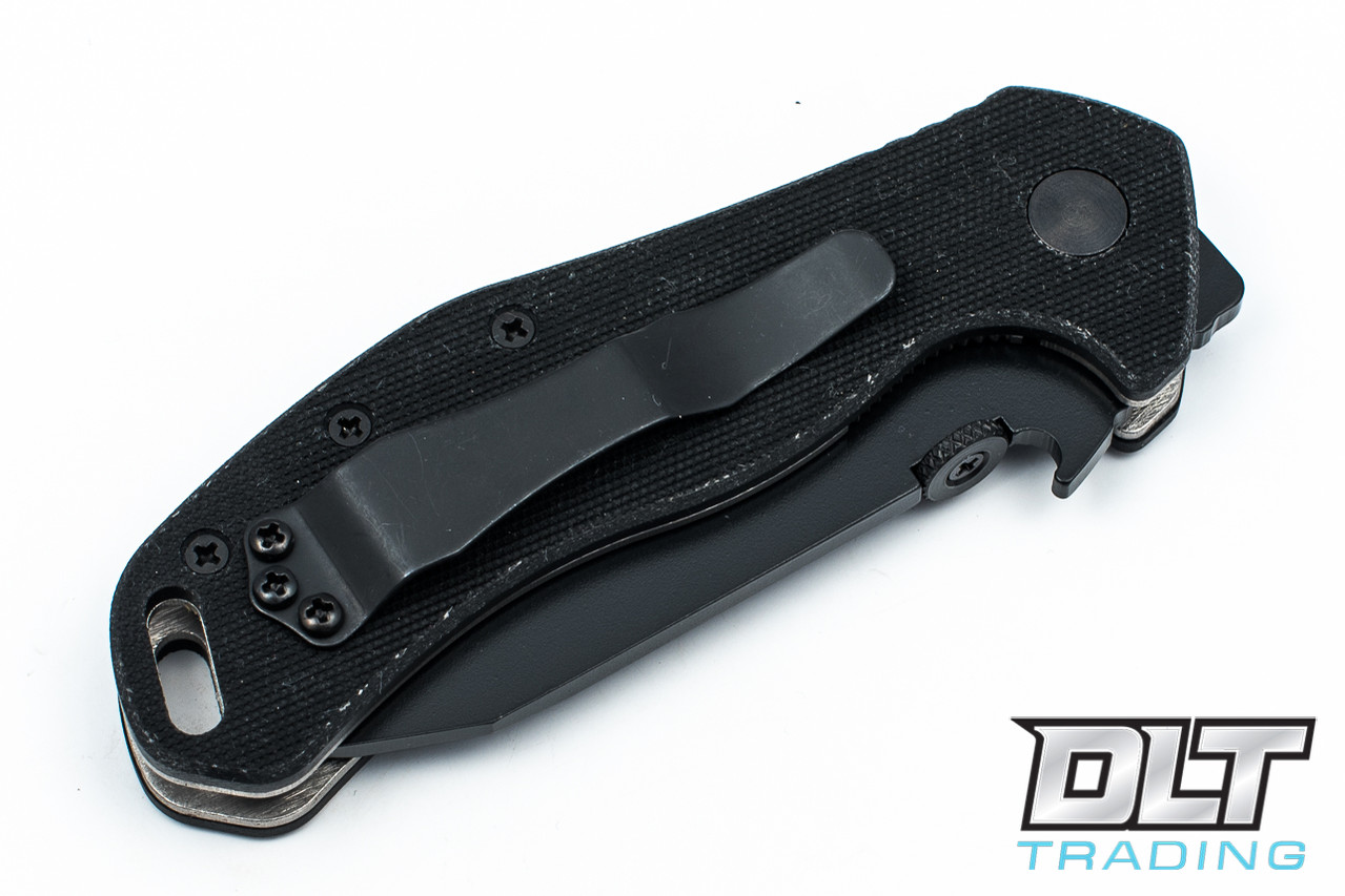 Emerson Bulldog - Black Blade - Wave Feature - Black G-10