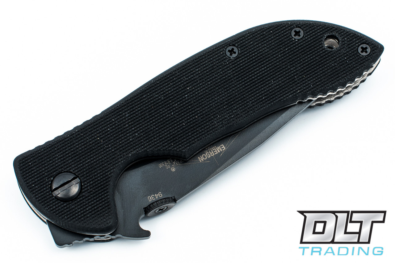 Emerson Mini-Commander | Black Pocket Knife | DLT Trading