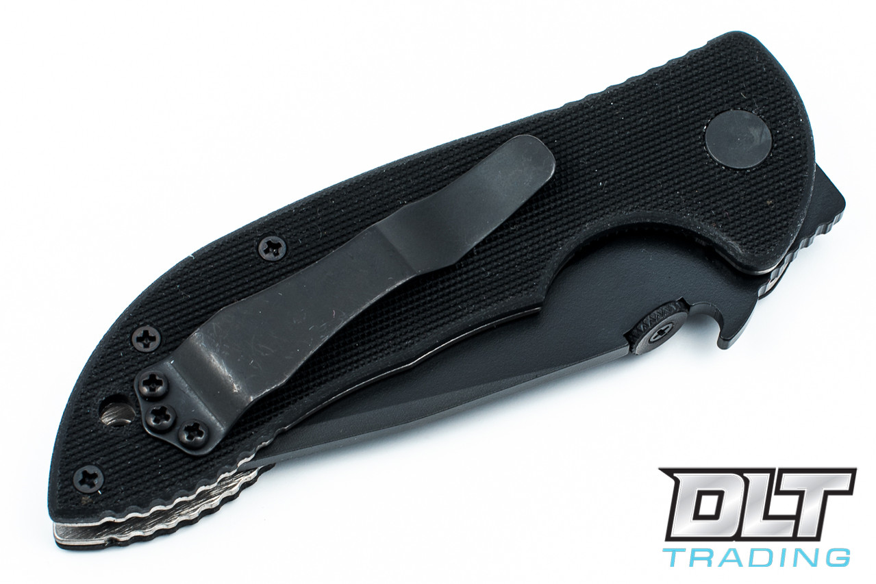Emerson Mini-Commander | Black Pocket Knife | DLT Trading