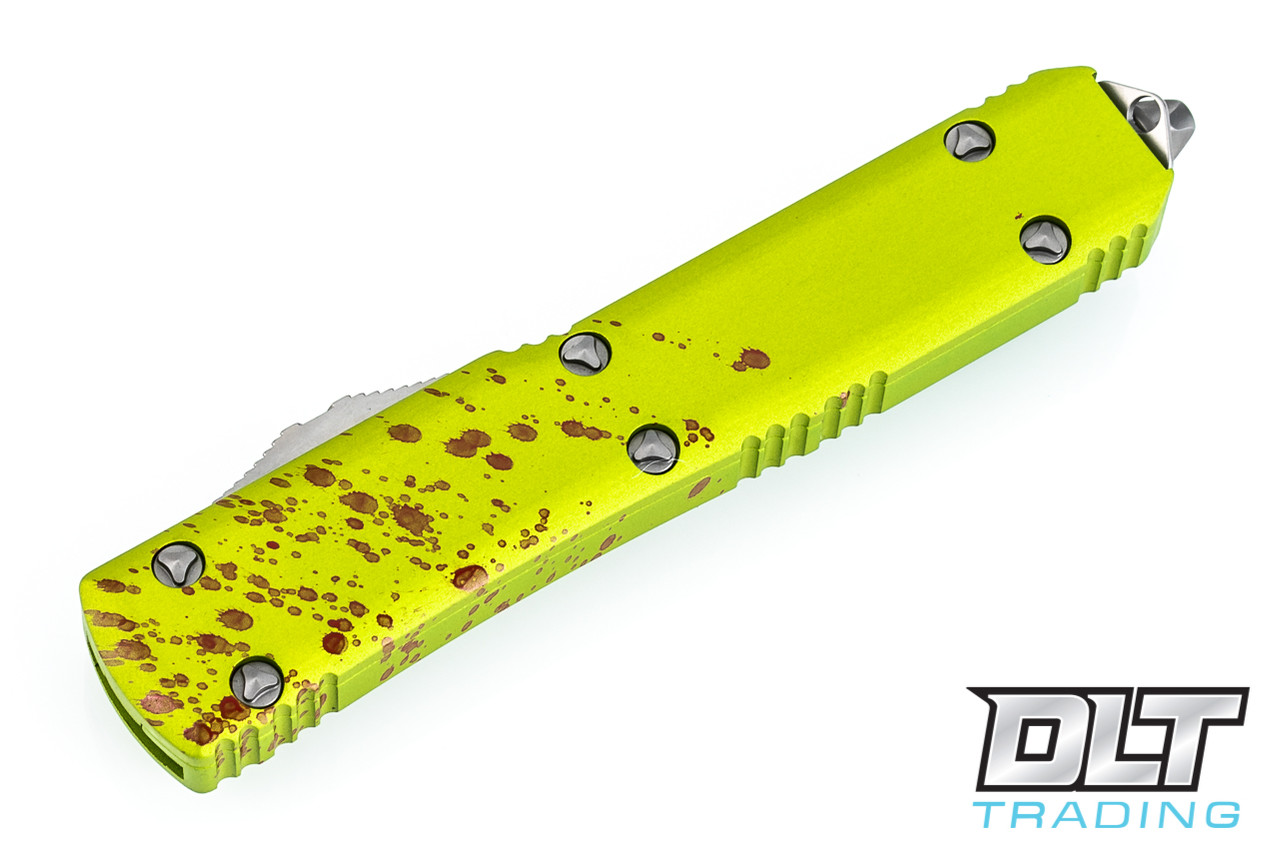 Microtech Ultratech S/E - Zombie-Tech Handle - Contoured - Stonewash Blade