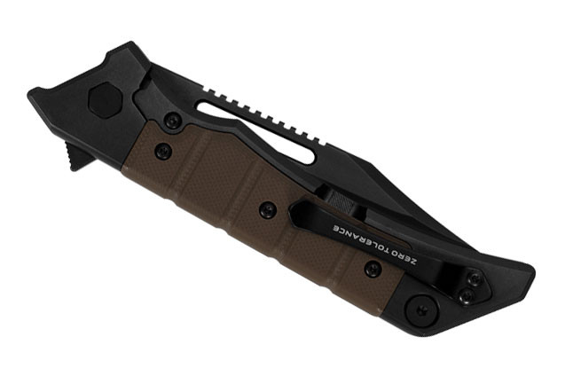 ZT 0223 Galyean Flipper Knife - Brown G10 - 3.5" Blade