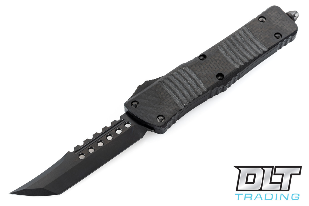 Microtech Combat Troodon Hellhound - Carbon Fiber - DLC Coated Blade ...