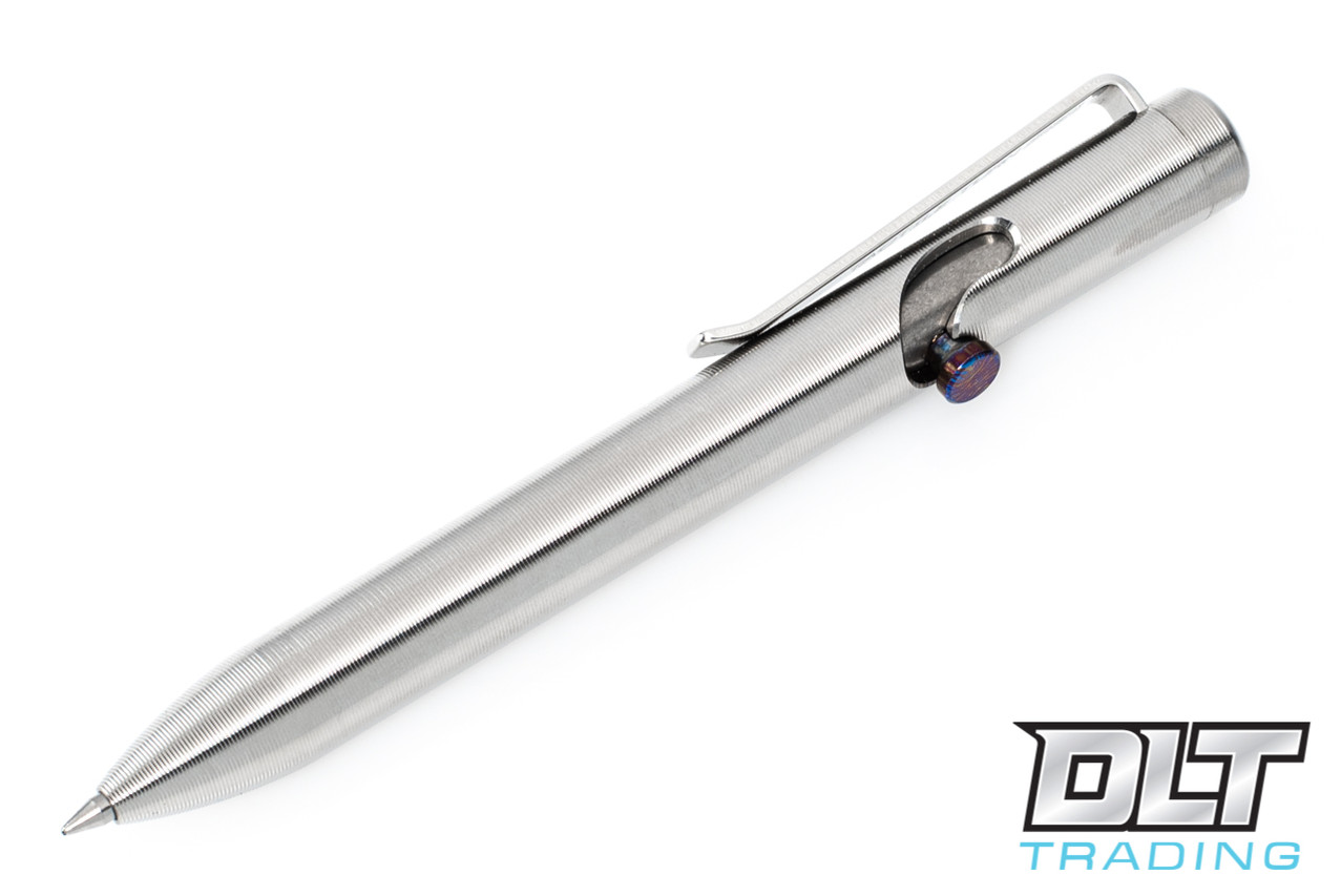 Tactile Turn Bolt Action Mini - Titanium - Damascus Bolt