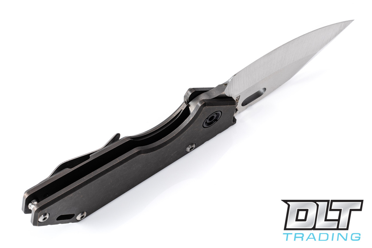 Strider .75 AR Drop Point Tumbled S90V - Bronze Anodized - DLT Trading