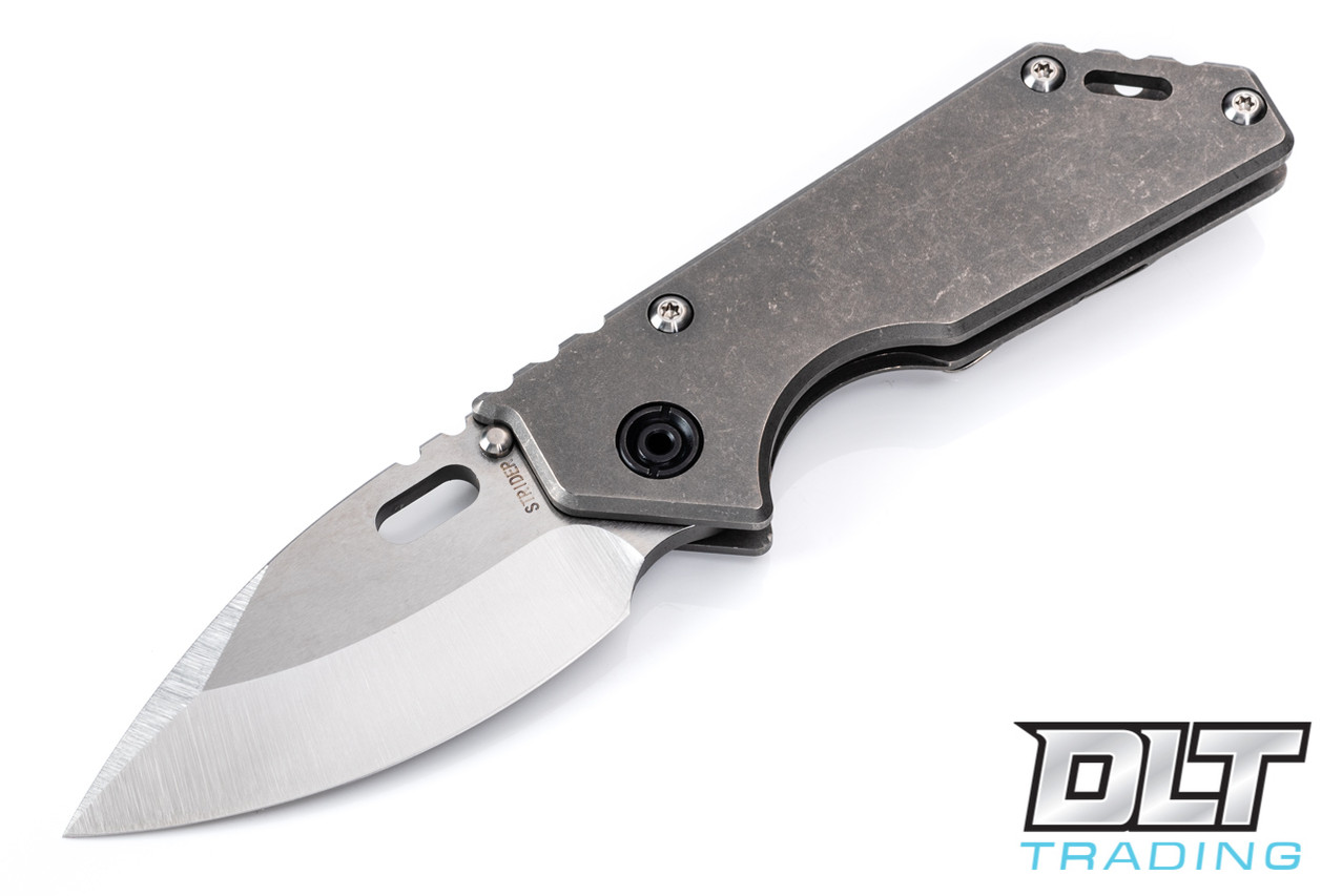 Strider .75 AR Drop Point Tumbled S90V - Tumbled - DLT Trading